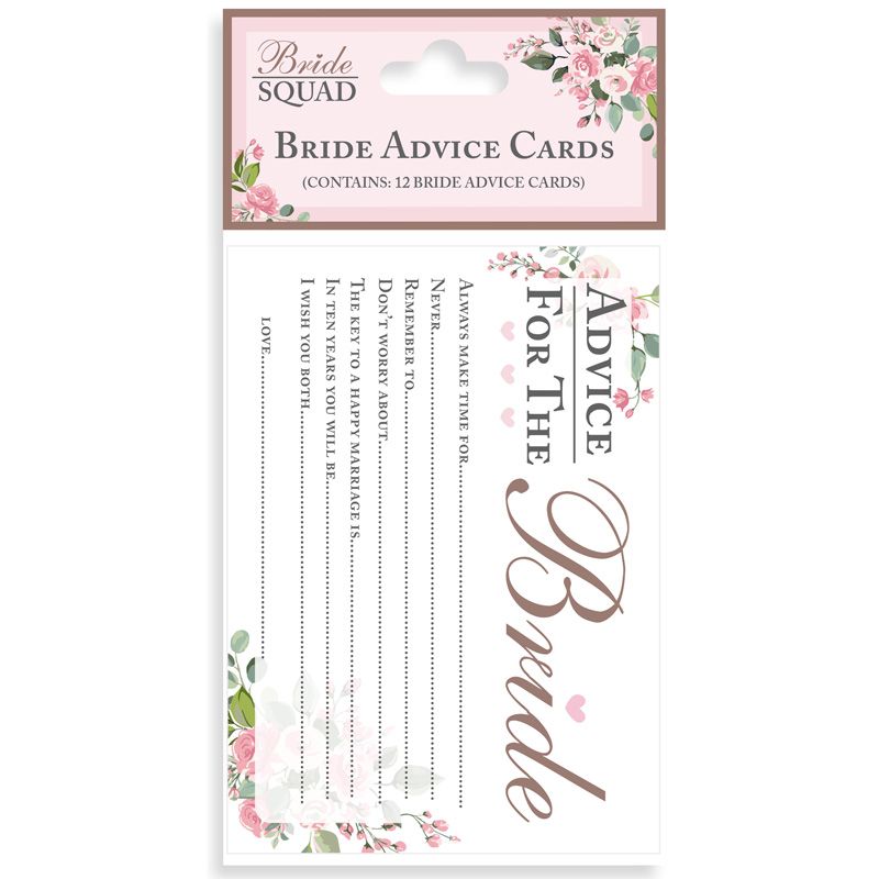 Bride Advice Cards - Thoughtful hen party touch – Unique Party Supplies NZ