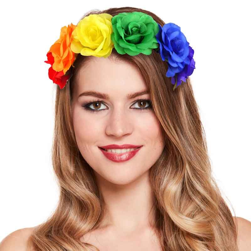 Floral rainbow headband – Unique Party Supplies NZ