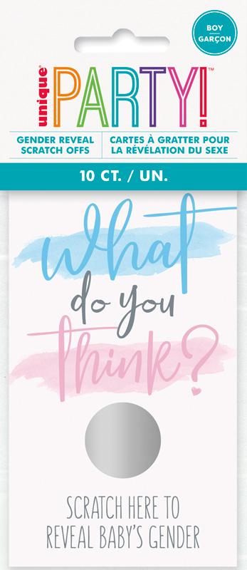 Gender Reveal Scratch Cards for Baby Showers – Unique Party Supplies NZ