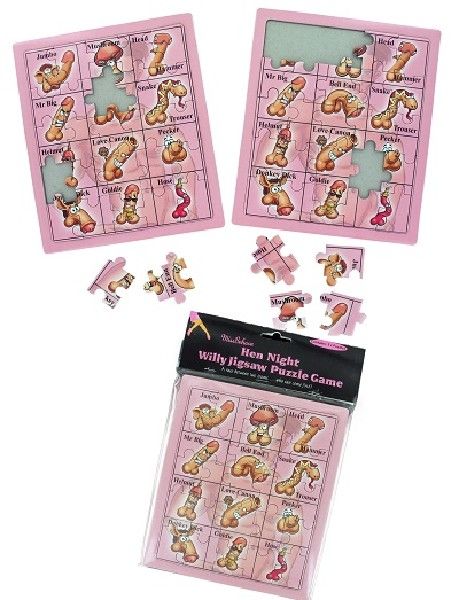 Willy Jigsaw Puzzle Game - Hen night idea – Unique Party Supplies NZ