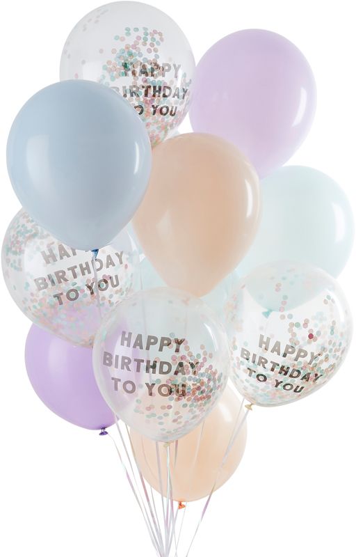 Happy Birthday Colourful Balloon Bundle - Celebrate your day! – Unique ...