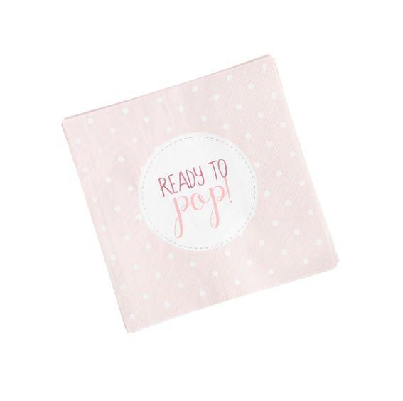 Ready to Pop Napkins - Pink – Unique Party Supplies NZ